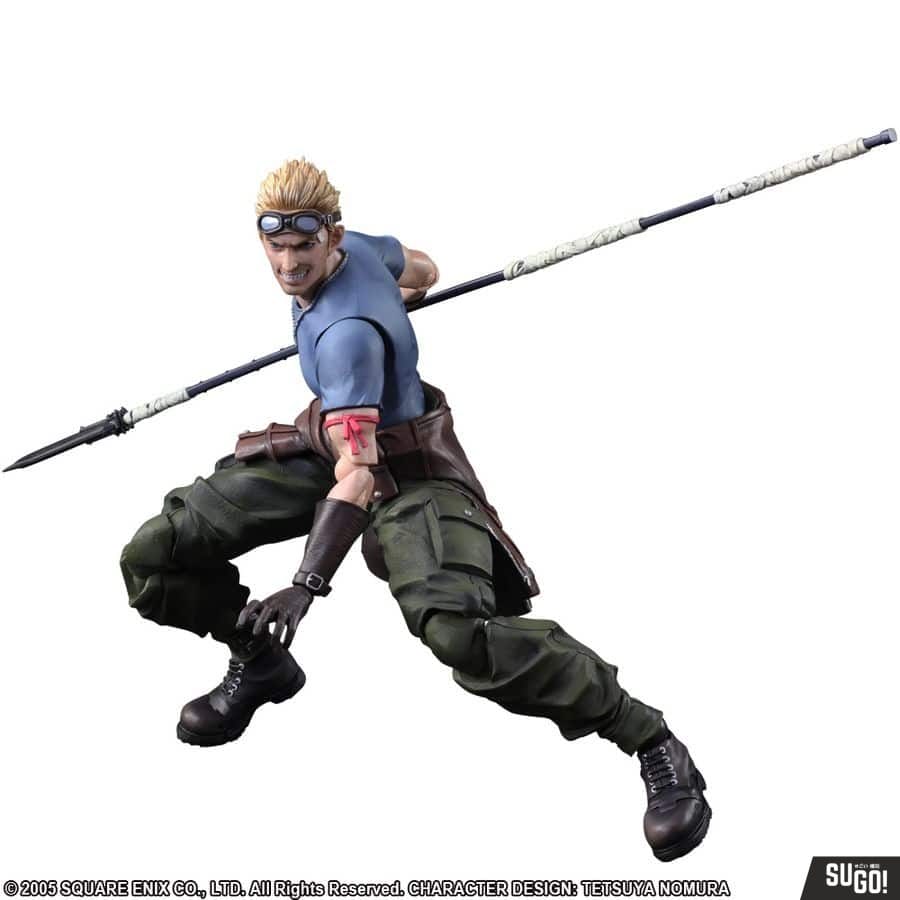 Final Fantasy VII - Cid Highwind & Cait Sith Play Arts Action Figure ...