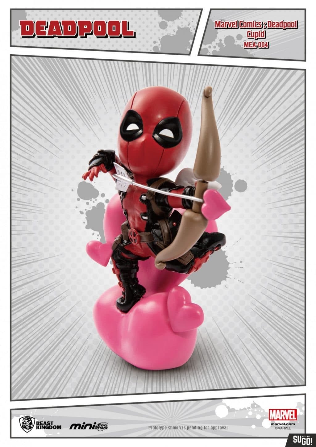 Mini Egg Attack Marvel Comics Deadpool Cupid - Sugo Toys | Australian ...