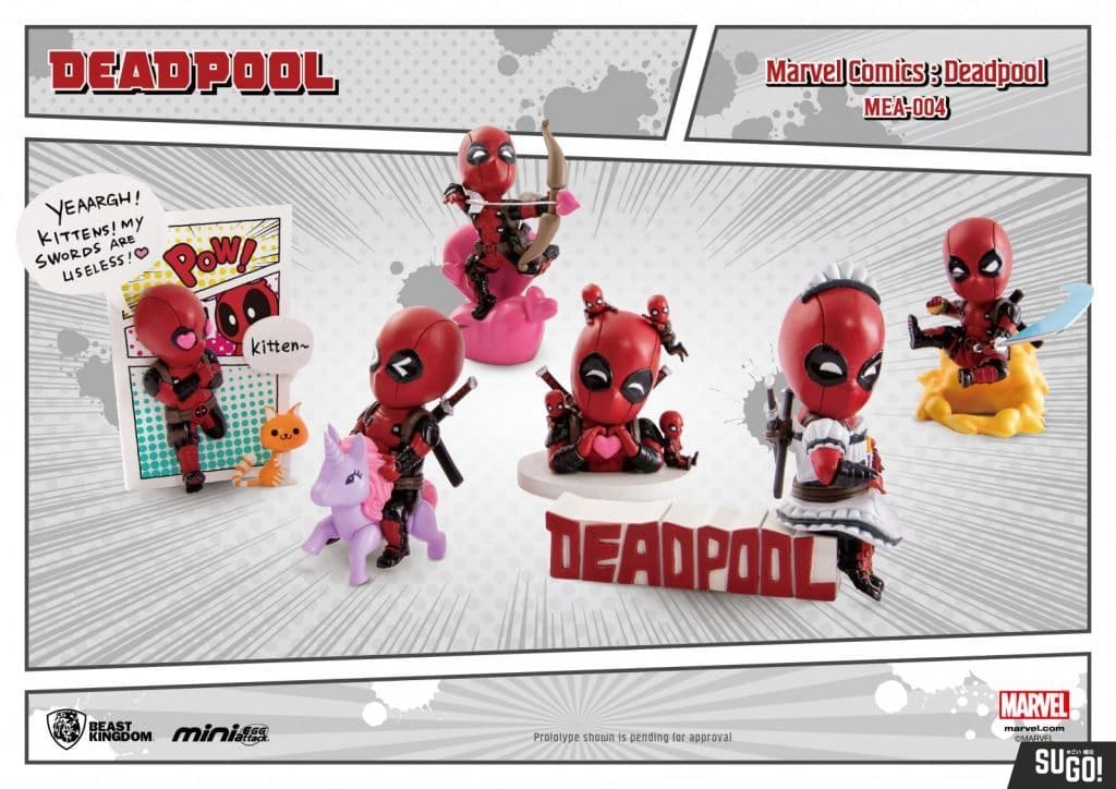 Mini Egg Attack Marvel Comics Deadpool Cupid - Sugo Toys | Australian ...