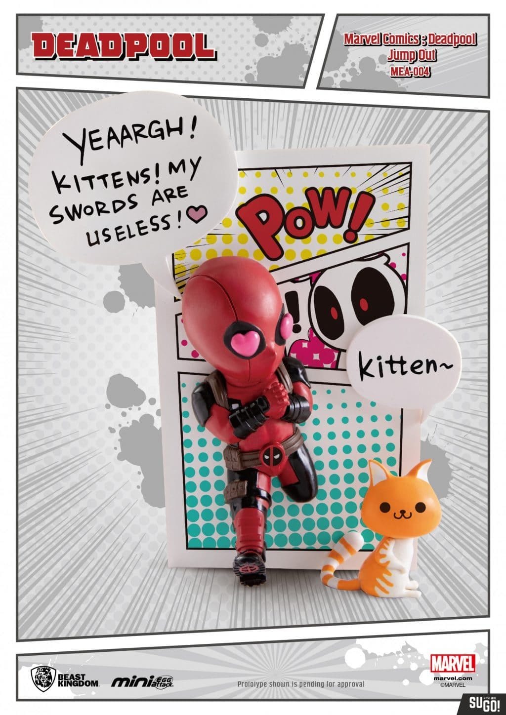 Mini Egg Attack Marvel Comics Deadpool Jump Out 4th Wall - Sugo Toys ...