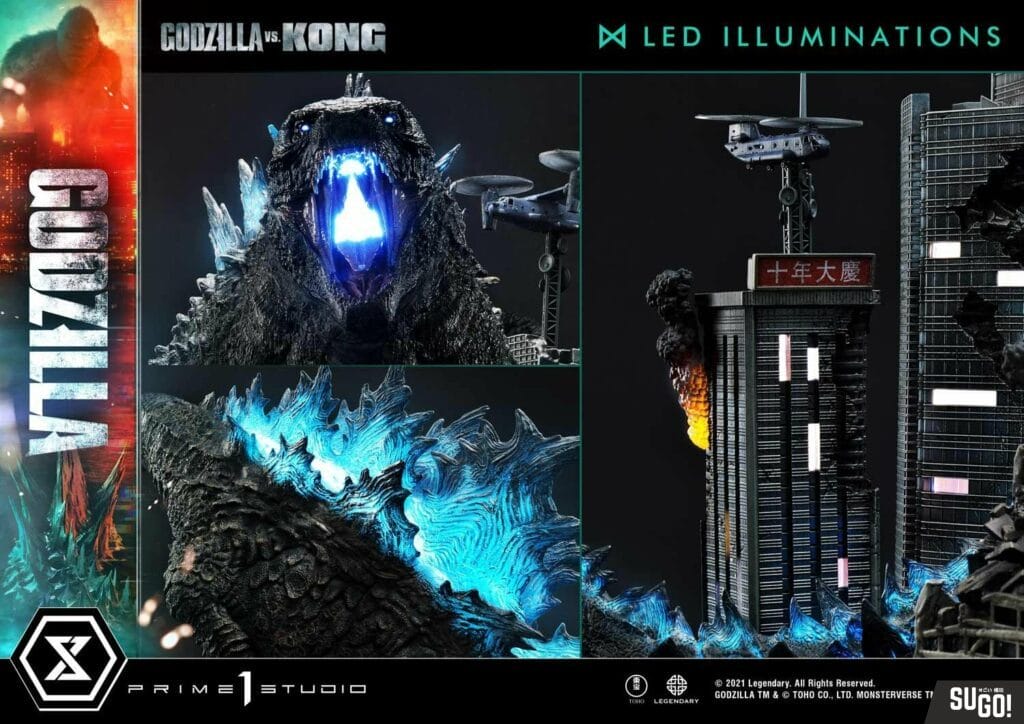 Prime 1 Studio Godzilla vs Kong Godzilla Final Battle UDMGVK-01 60CM ...
