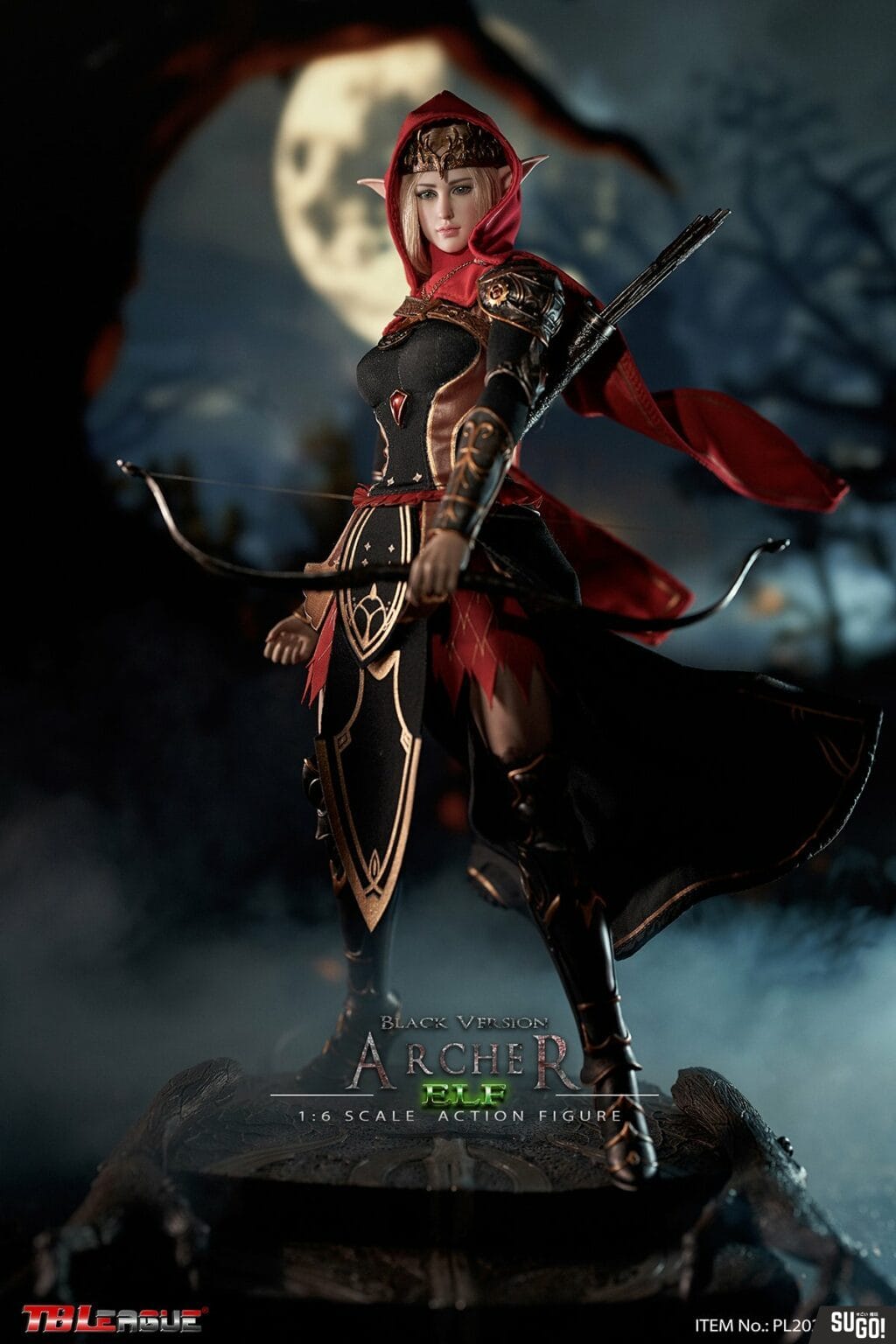 TBLeague Elf Archer Black PL2021-175A 1/6 Scale Action Figure - Sugo ...