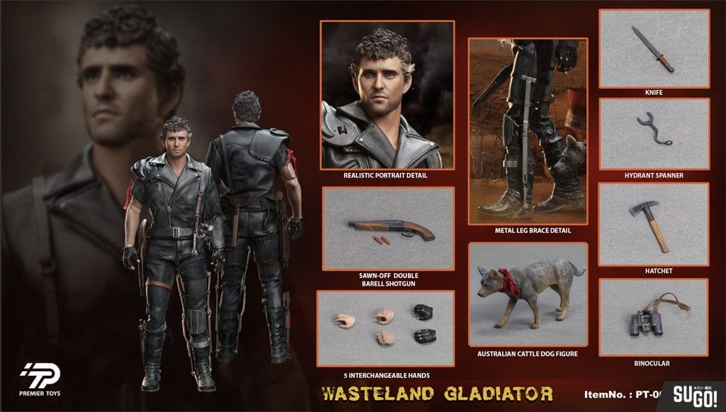 Premier Toys Wasteland Gladiator 1/6 Scale Action Figure PT0001 - Sugo ...