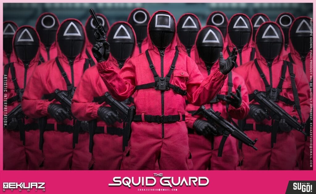 Ekuaz Studio Squid Game The Game Guard 1/6 Scale Action Figure EKS07 ...
