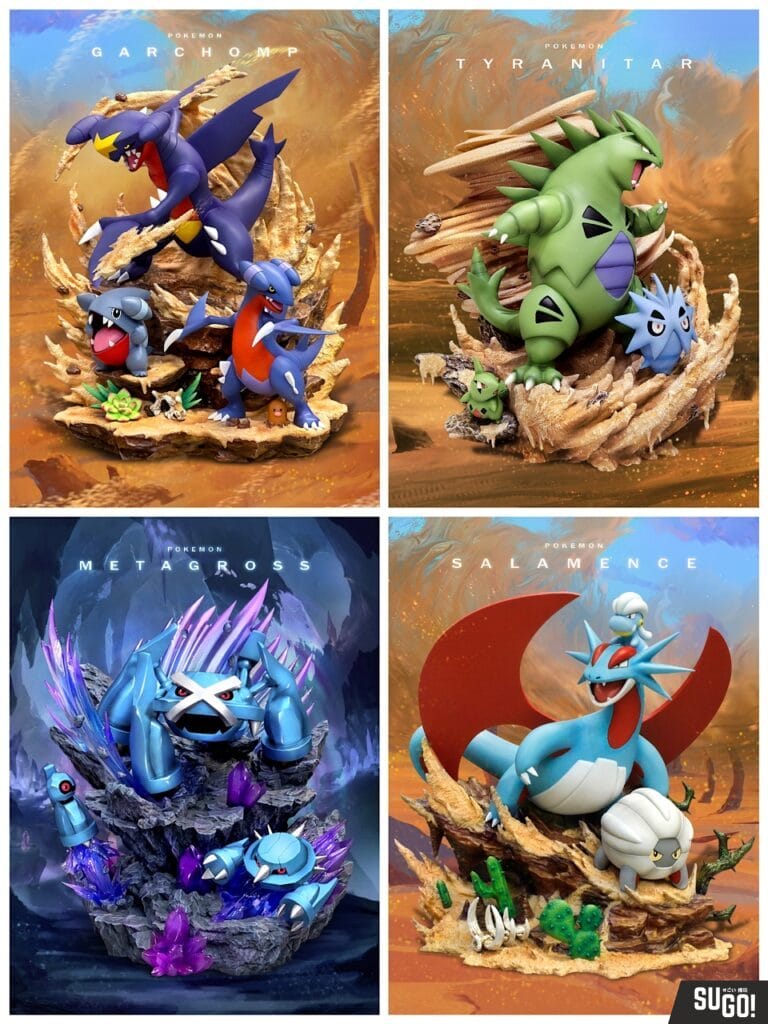 PPAP Studio Pokemon Garchomp Family GK Statue - Sugo Toys | Australian ...