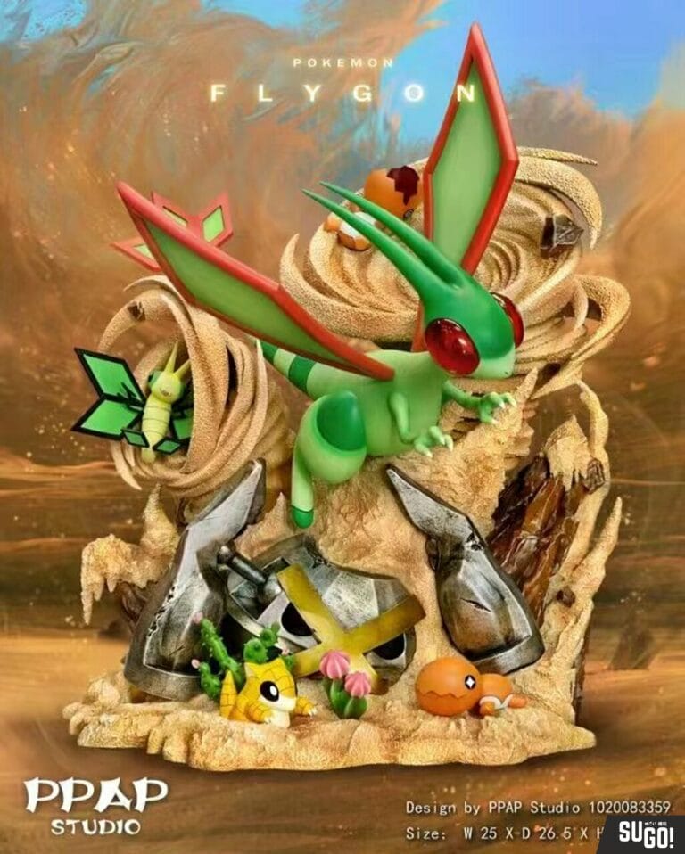 PPAP Studio Pokemon FLYGON Evolution GK Statue - Sugo Toys | Action ...