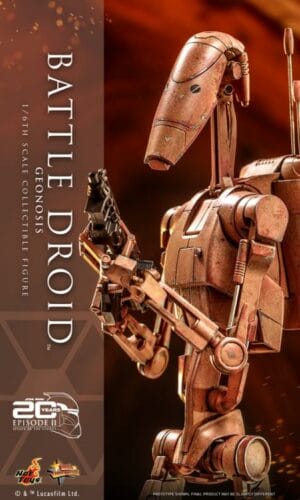Hot Toys Star Wars Attack of the Clones Battle Droid (Geonosis) 1/6 ...