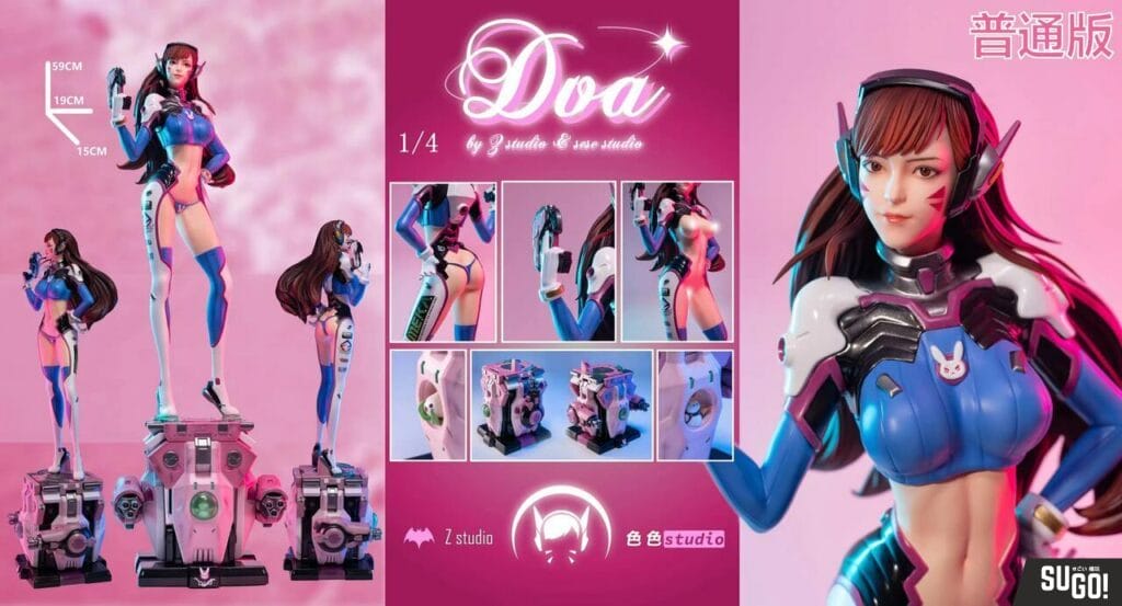 Z Studio [18+] Game Girl DVA GK Statue 59 cm Deluxe Ver. - Sugo Toys | Action Figures & Collectibles