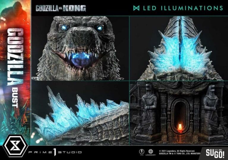 Prime 1 Studio Godzilla vs Kong Godzilla Bust Bonus Version LSGVK-01S ...