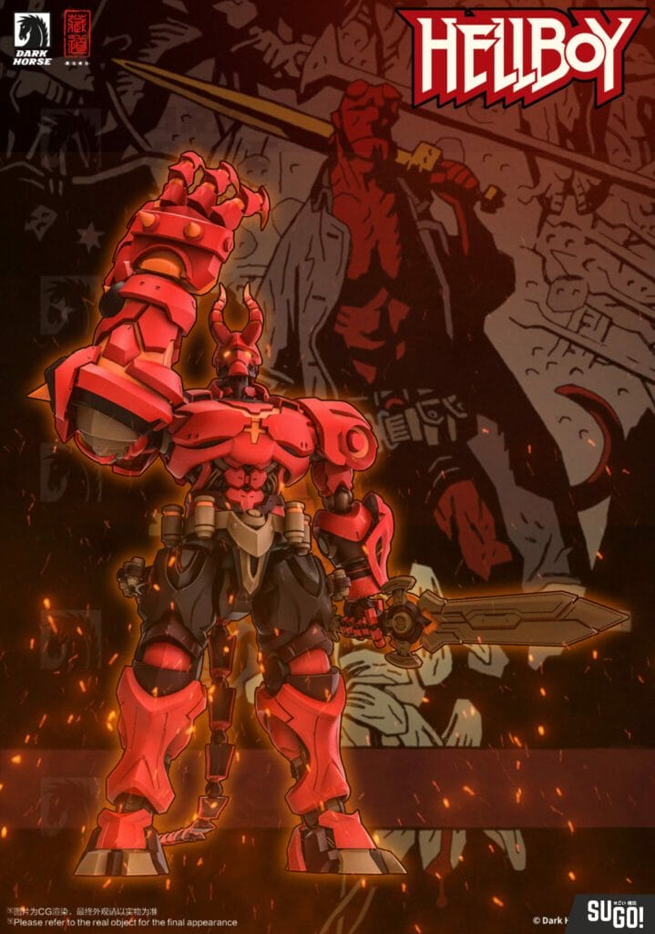 Tibetan Road Model Alloy Mecha Hellboy Mecha CD-FA-02 33cm Action ...