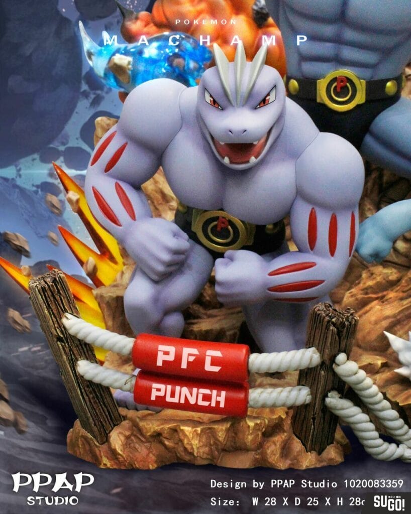PPAP Studio Pokemon Machamp Evolution GK Statue - Sugo Toys ...