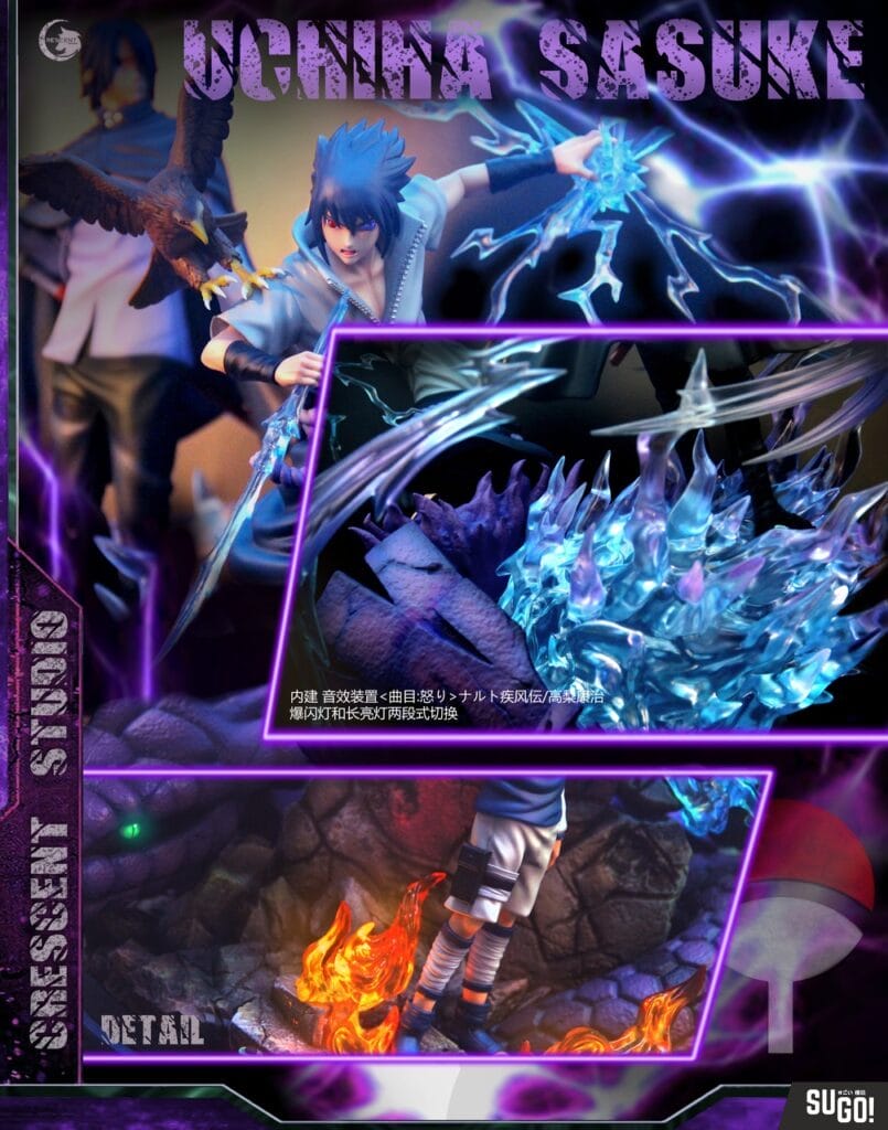 Crescent Studio Naruto Uzumaki Sasuke Grown Up Collection GK 55cm ...