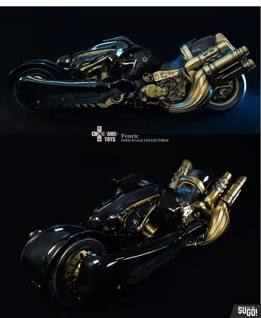 GAMETOYS Final Fantasy Fenrir Motorcycle Vehicle 1/6 Scale Model GT ...