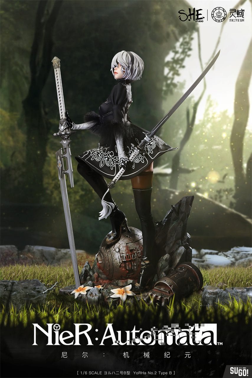 S.H.E Studio [18+] NieR 2B 1/6 Deluxe Ver. GK Statue - Sugo Toys ...