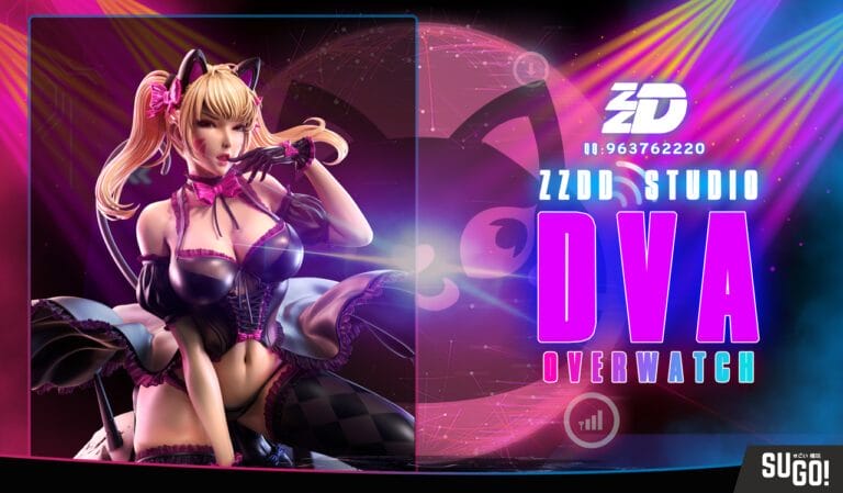 ZZDD Studio [18+] Overwatch 1/4 Scale Dva With LED Deluxe Ver. GK Statue - Sugo Toys | Action ...