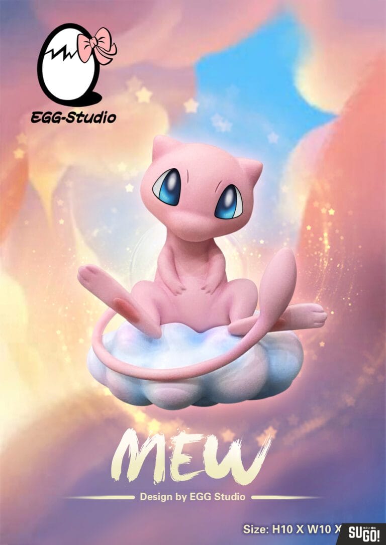 EGG Studio Pokemon Mewtwo Evolution & Mew GK Statue - Sugo Toys ...