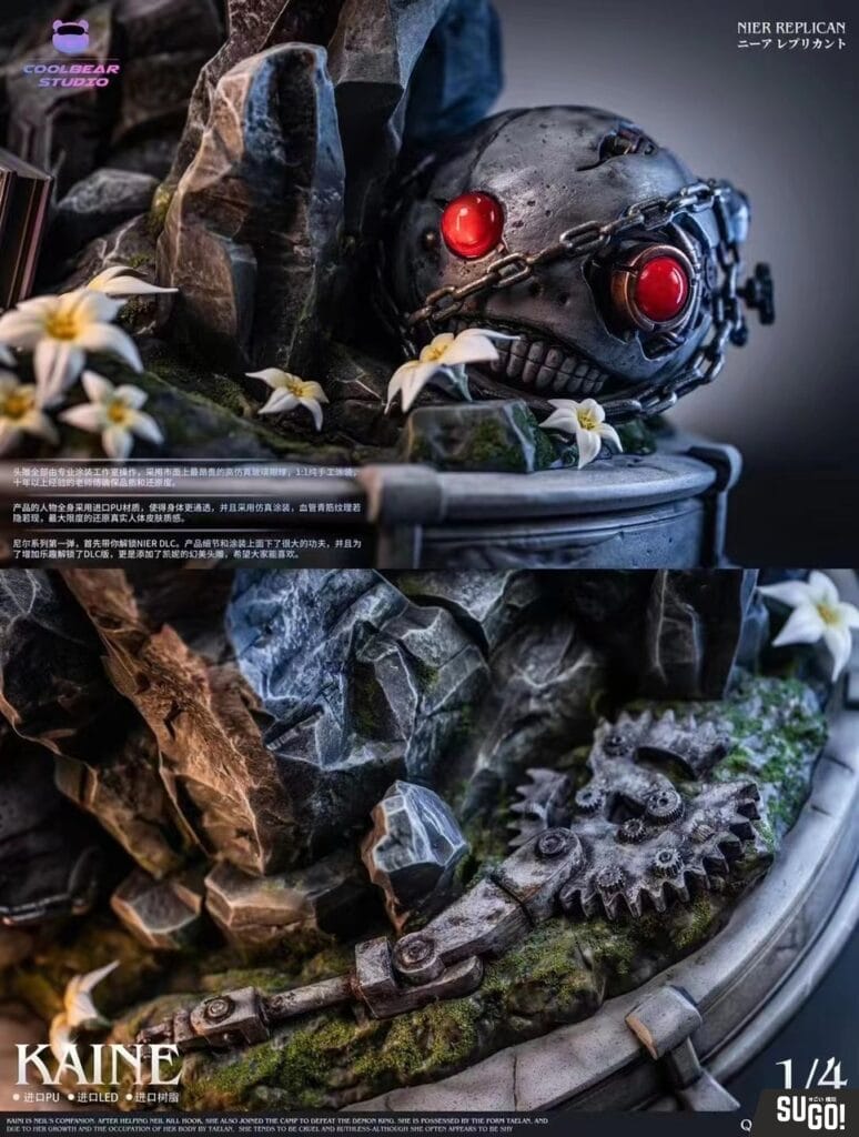 Coolbear Studio NieR Kaine 1/4 Scale Deluxe Ver. GK Statue With Extra ...