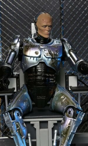 Neca RoboCop Ultimate Battle Damaged RoboCop With Chair Action Figure ...