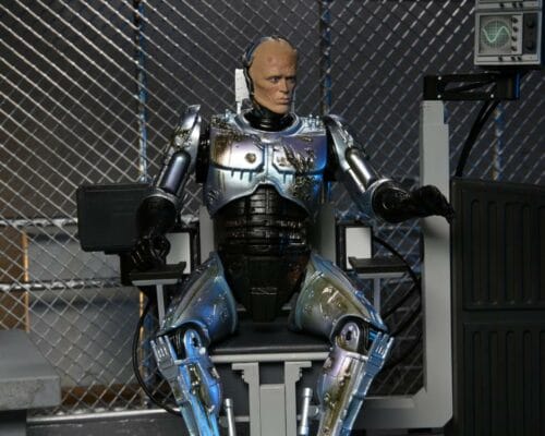 Neca RoboCop Ultimate Battle Damaged RoboCop With Chair Action Figure ...
