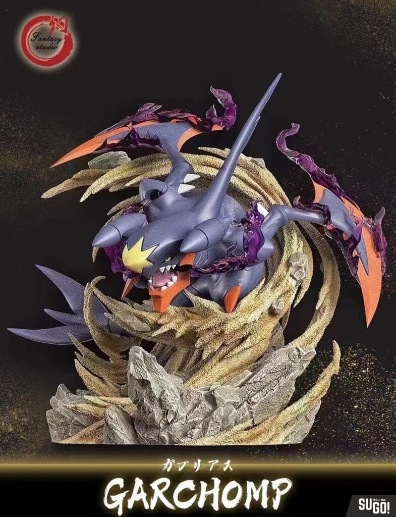 Fantasy Studio Pokemon Mega Garchomp GK Statue - Sugo Toys | Action ...