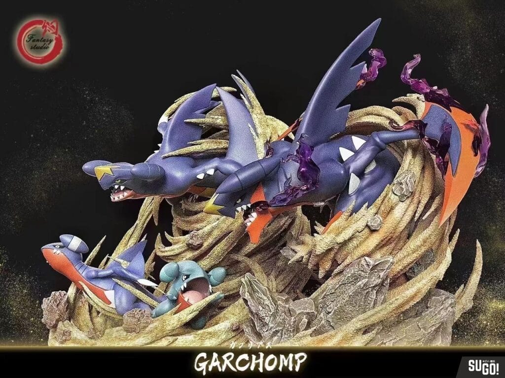 Fantasy Studio Pokemon Mega Garchomp GK Statue - Sugo Toys | Action ...