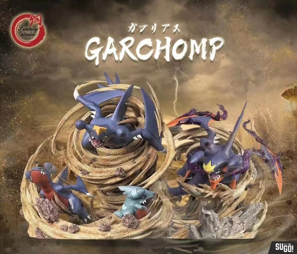 Fantasy Studio Pokemon Mega Garchomp GK Statue - Sugo Toys | Action ...