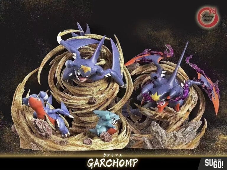 Fantasy Studio Pokemon Mega Garchomp GK Statue - Sugo Toys | Action ...