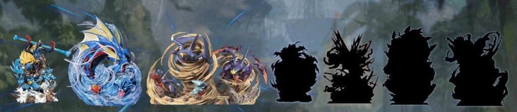 Fantasy Studio Pokemon Mega Garchomp GK Statue - Sugo Toys | Action ...