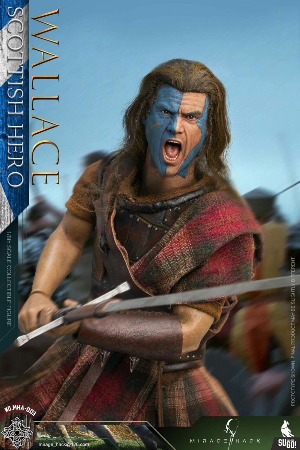 Mirage Hack Scottish Hero MHA-003 1/6 Scale Action Figure - Sugo Toys ...