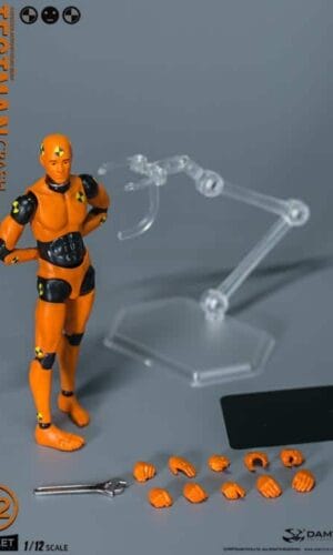 Damtoys Testman Pocket Elite Crash Test Dummy 1/12 Scale Action Figure ...
