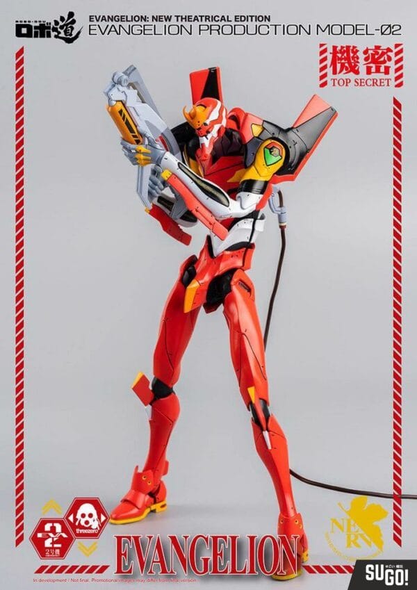 Threezero Evangelion Production Model 02 EVA-02 Figure - Sugo Toys ...