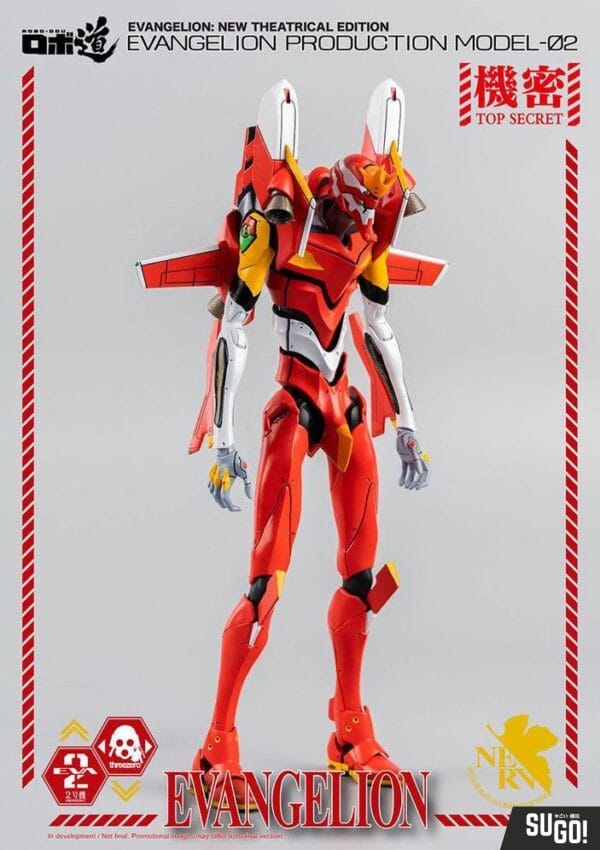 Threezero Evangelion Production Model 02 EVA-02 Figure - Sugo Toys ...