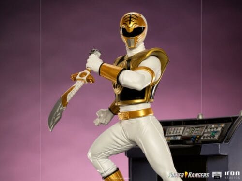 Iron Studios Mighty Morphin Power Rangers Battle Diorama Series White ...