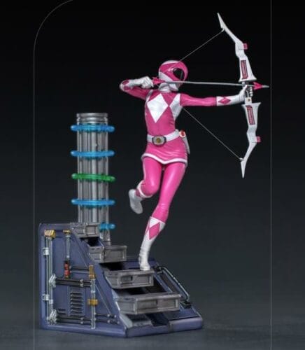 Iron Studios Mighty Morphin Power Rangers Battle Diorama Series Pink ...