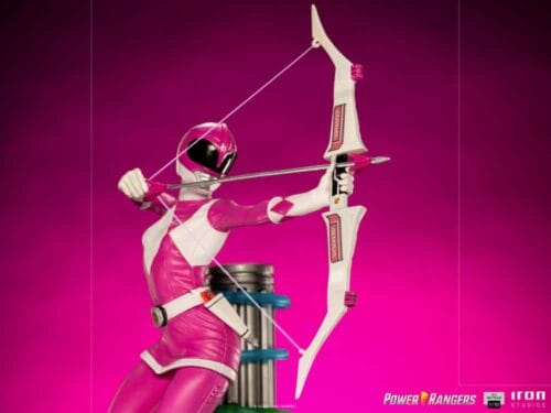 Iron Studios Mighty Morphin Power Rangers Battle Diorama Series Pink ...