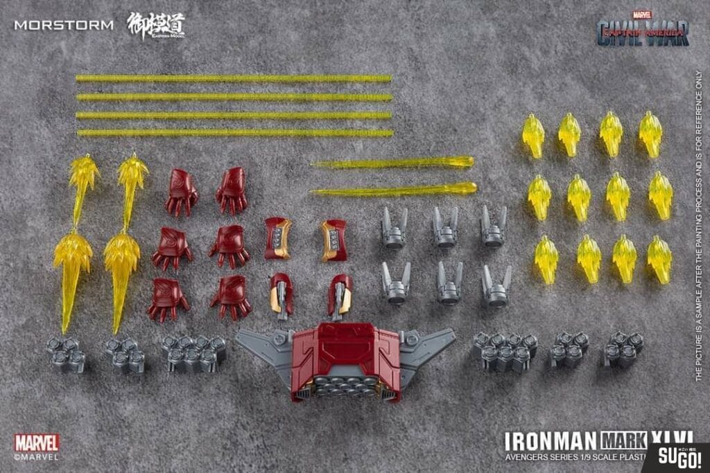 Morstorm x E-model Iron man Mark XLVI MK 46 1/9 Scale Model Kit - Sugo ...