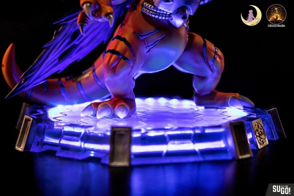Moon Goddess x Miman Studio Digimon Adventure Metal Greymon Resin Statue - Sugo Toys | Action ...