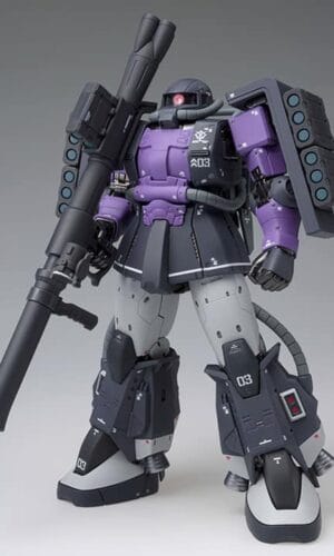 Bandai Gundam Fix Figuration Metal Composite MS-06R-1A High Mobility Type Zaku II Black Tri Star ...