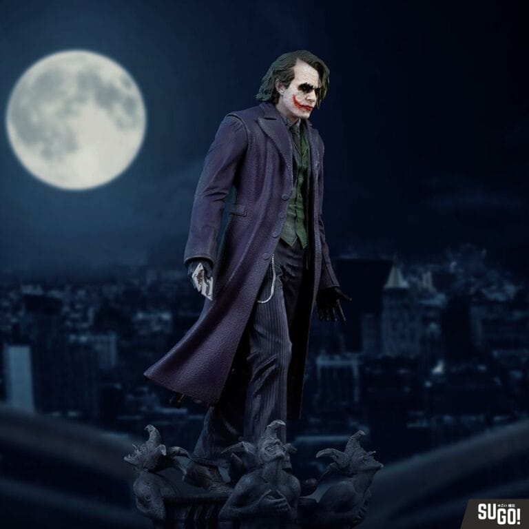 Iron Studios The Dark KnightThe Joker Deluxe Art Scale 1/10 Statue ...