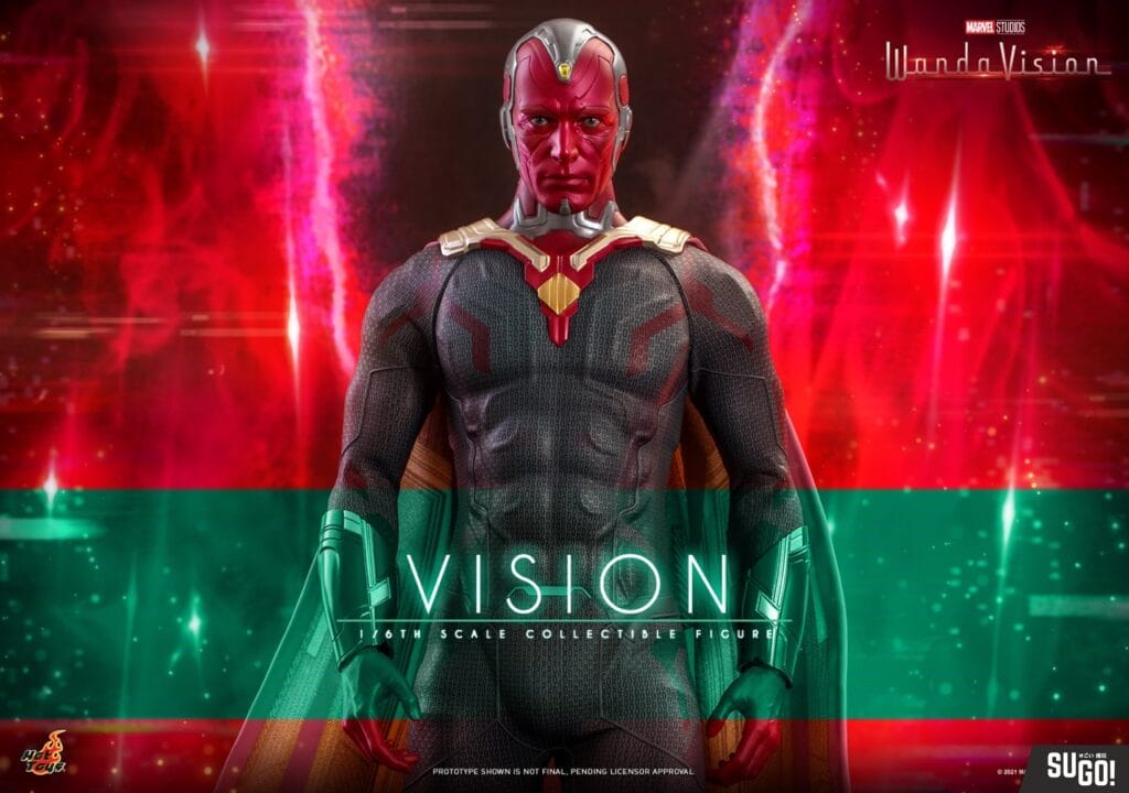 Hot Toys Marvel WandaVision Vision 1/6 Scale Action Figure TMS037 ...