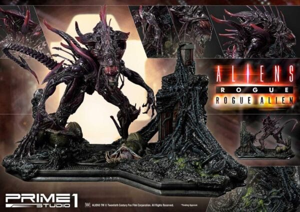 Prime 1 Studio Aliens (Comics) Rogue Alien "Battle Diorama" 66cm Inches ...