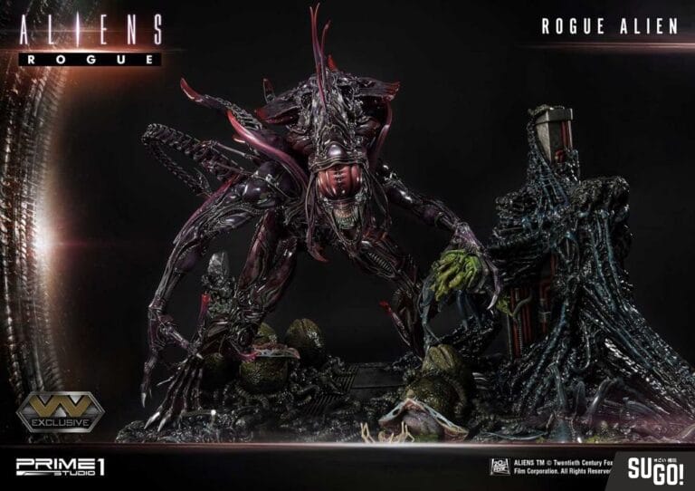 Prime 1 Studio Aliens (Comics) Rogue Alien "Battle Diorama" 66cm Inches ...