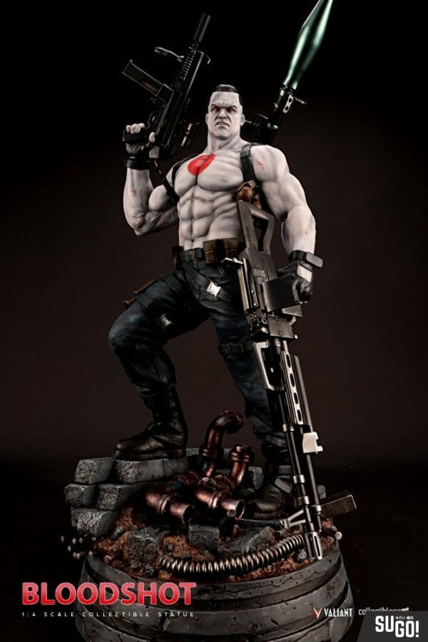 Silver Fox Valiant Bloodshot Legendary Scale 1/4 Statue SFCSBLD002 ...