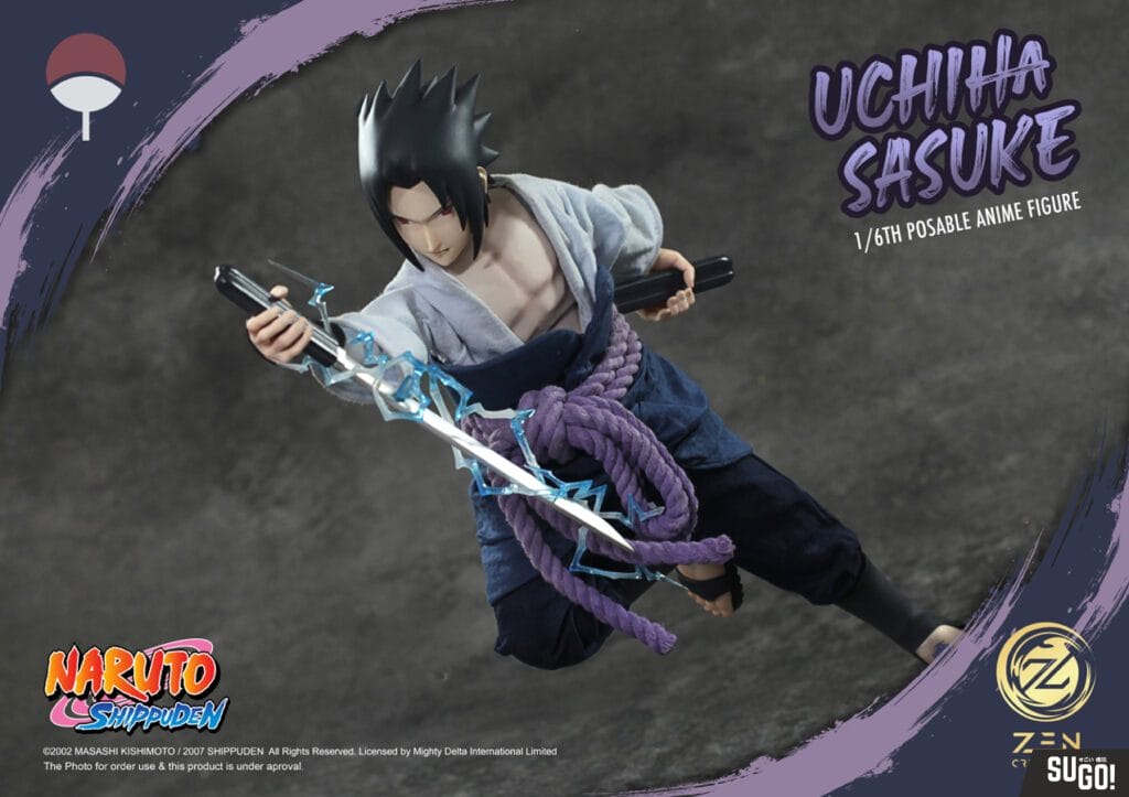 Zen Creations Naruto Shippuden Sasuke Uchiha 1/6 Scale Action Figure ...