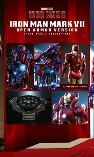 Hot Toys Iron Man 3 Mark VII (Open Armor Ver.) 1/6 Scale Diorama ...