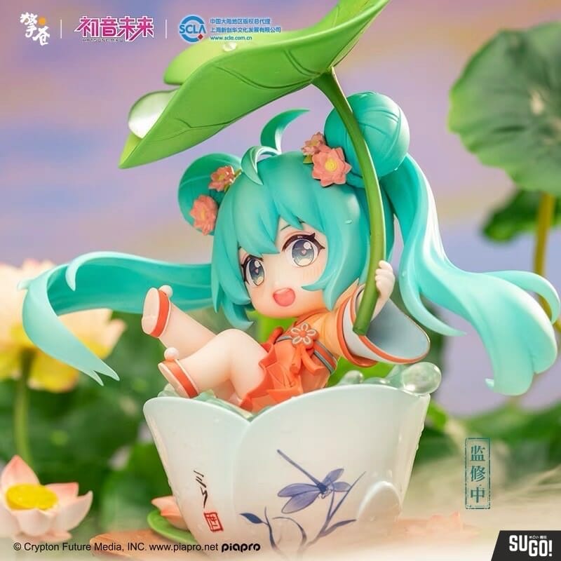 QingCang Hatsune Miku Blossom Lotus Ver. Q Cute PVC Figure - Sugo Toys ...