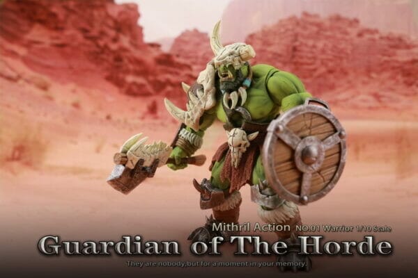 Mithril Action Orc Warrior 01 Guardian of The Horde 1/10 Action Figure ...