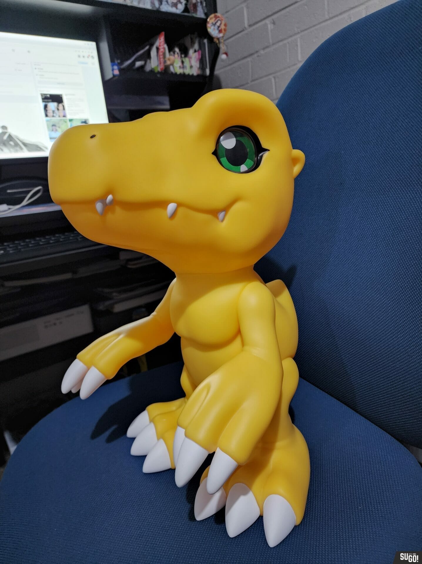 Bandai Namco Digimon Movable Agumon 1/1 Scale Life Size Statue - Sugo ...