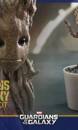 Hot Toys Guardians of the Galaxy Little Groot 1/4 Scale Action Figure ...