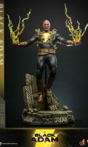 Hot Toys Black Adam Black Adam (Gold Armor) Deluxe 1/6 Scale Action ...